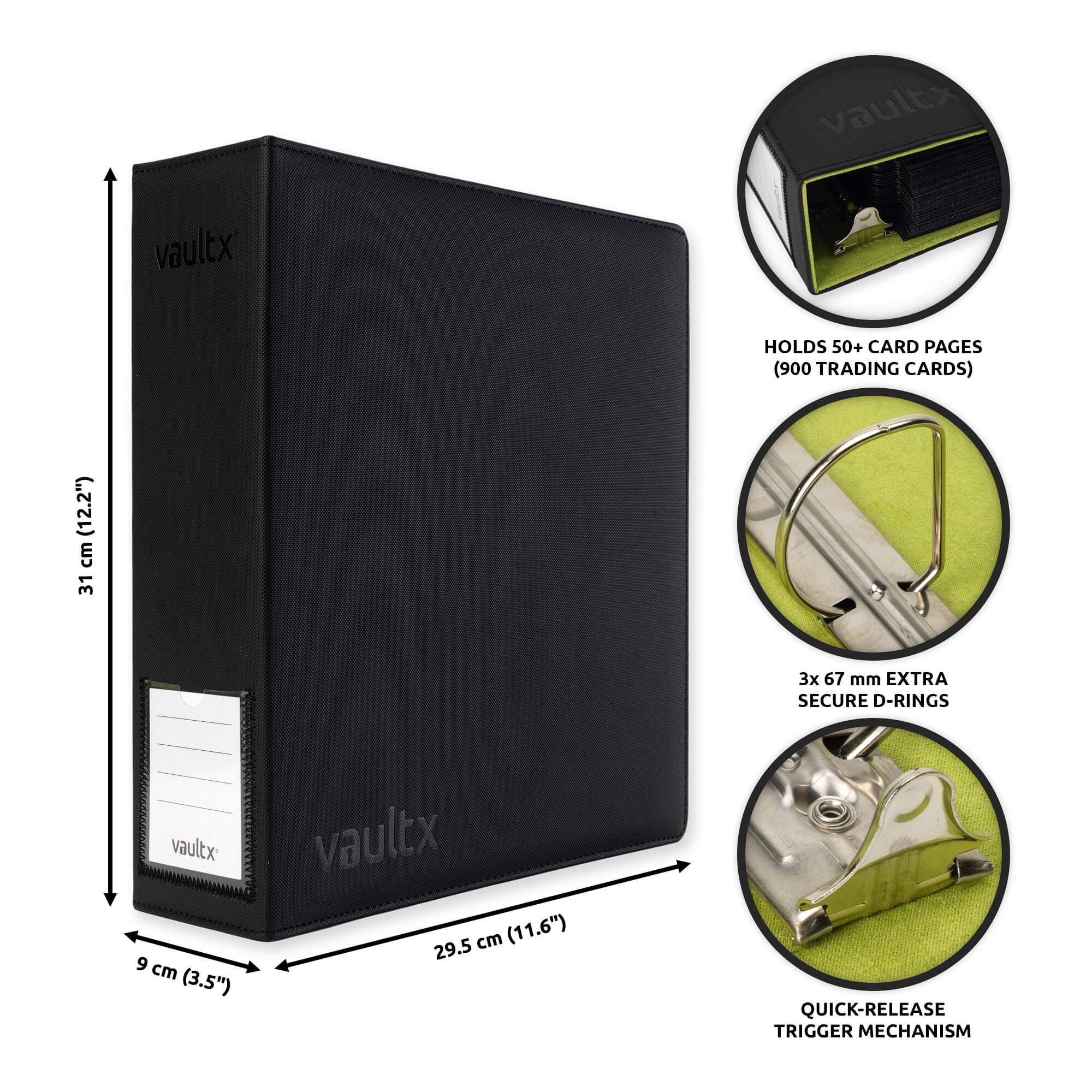 Vault X - Exo-Tec - SLIM RING BINDER | AXIS Gaming